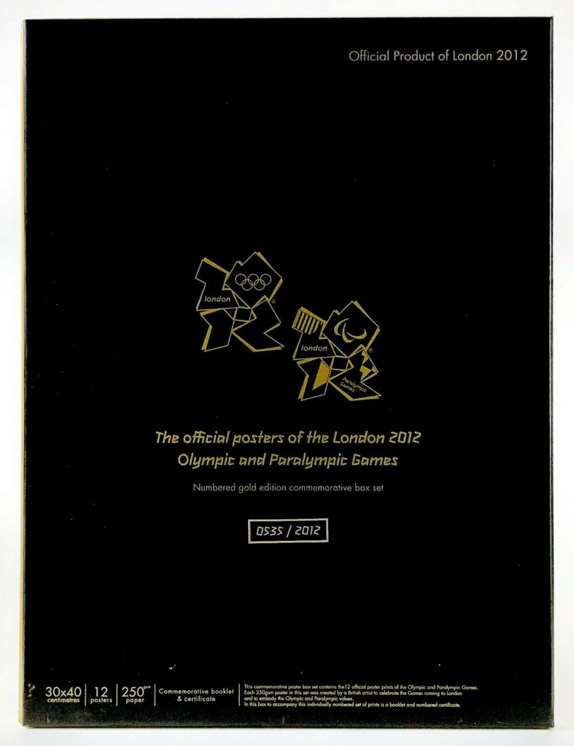 Official Posters London 2012 Olympic & Paralympic Games, Limited ...