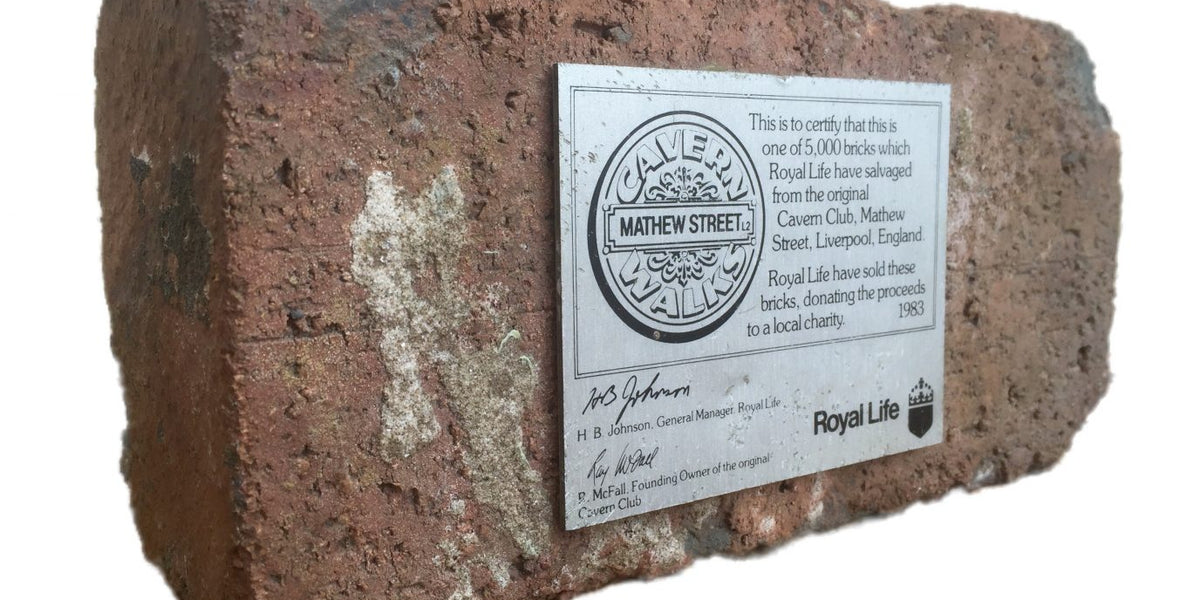 The Beatles - Original Cavern Club Brick With Authentication Plaque ...