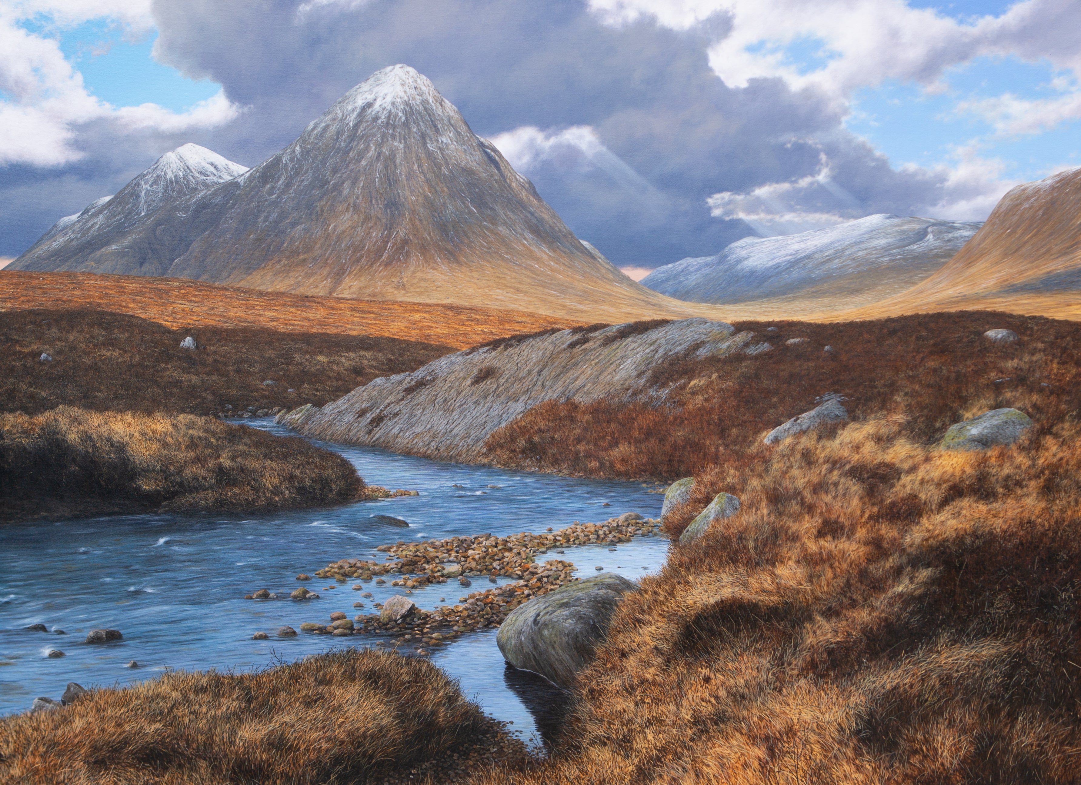 Steve Whitehead, 'West Highland Way', Landscape, Large Original Acrylic ...