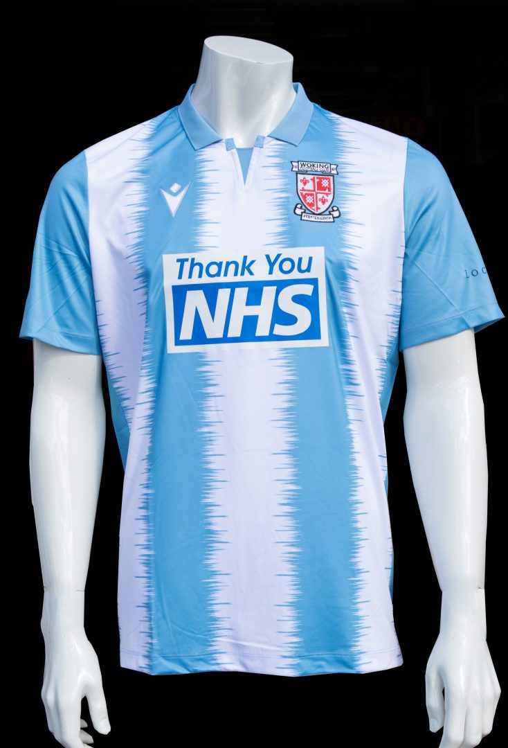 Woking Fc 2020/21 Macron Thank You Nhs Special Release Third Kit ...