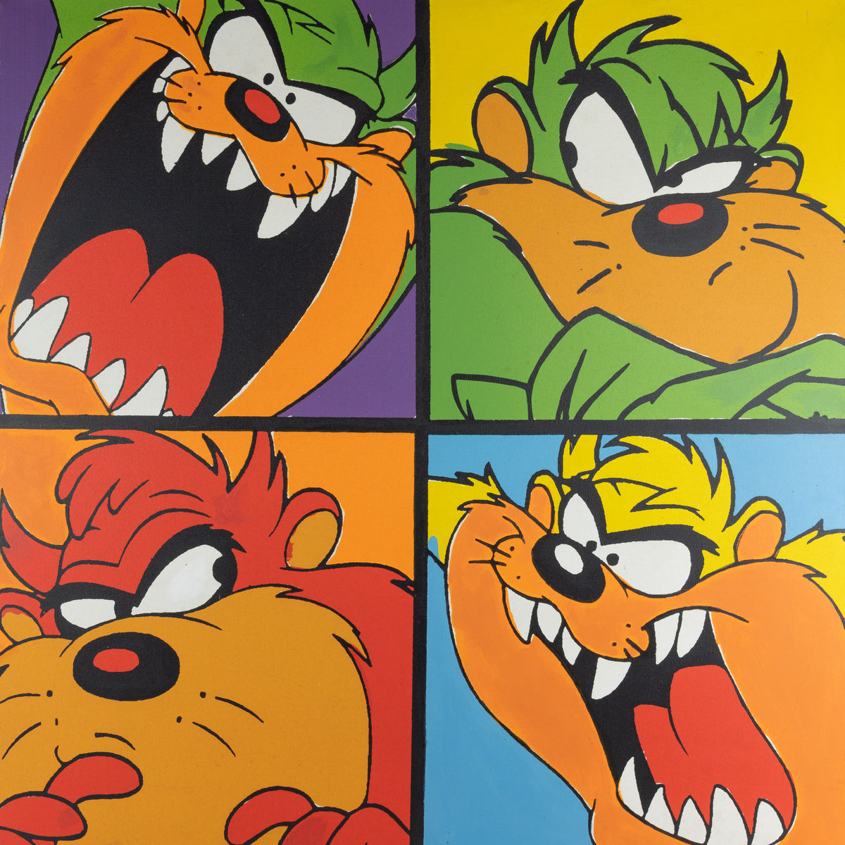 Steve Kaufman 'Taz Attitudes' Limited Edition Print & Painting 94/100 ...