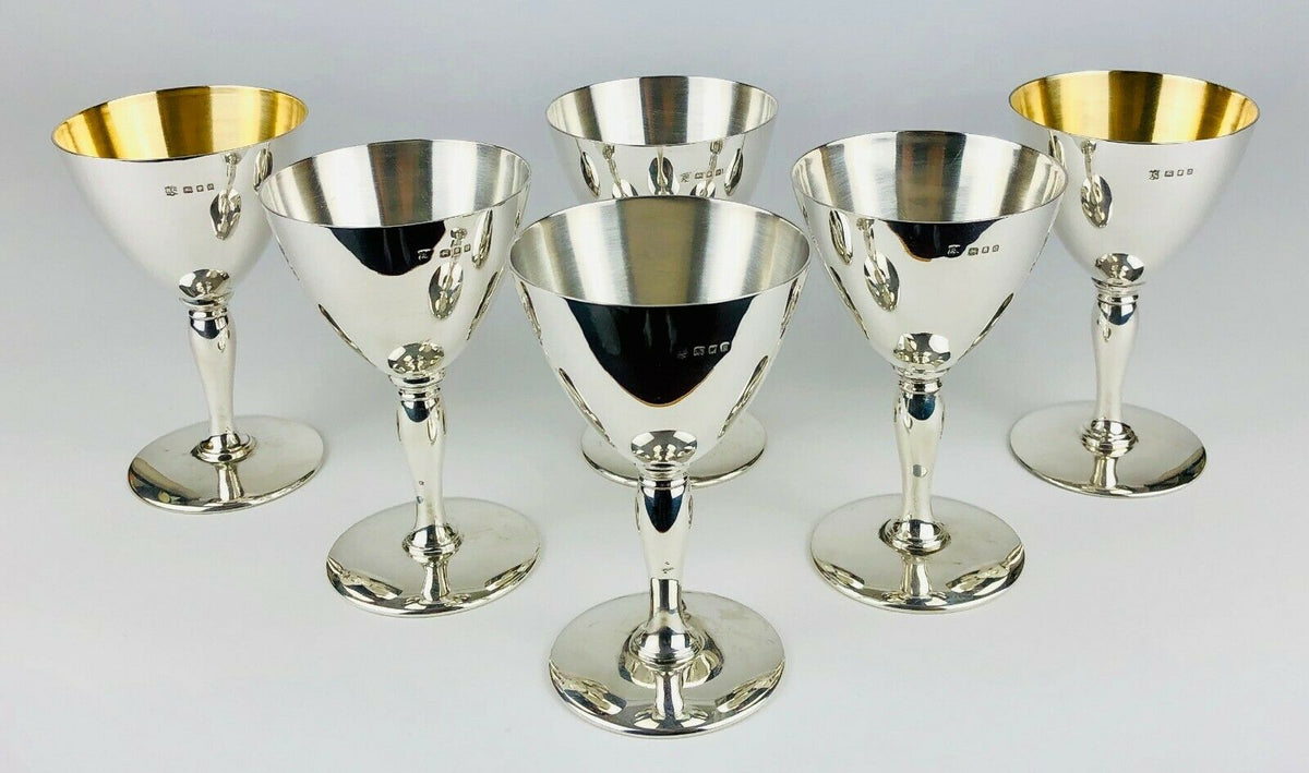 Richard Comyns For Tiffany & Co. - Set Of Six Solid Sterling Silver ...
