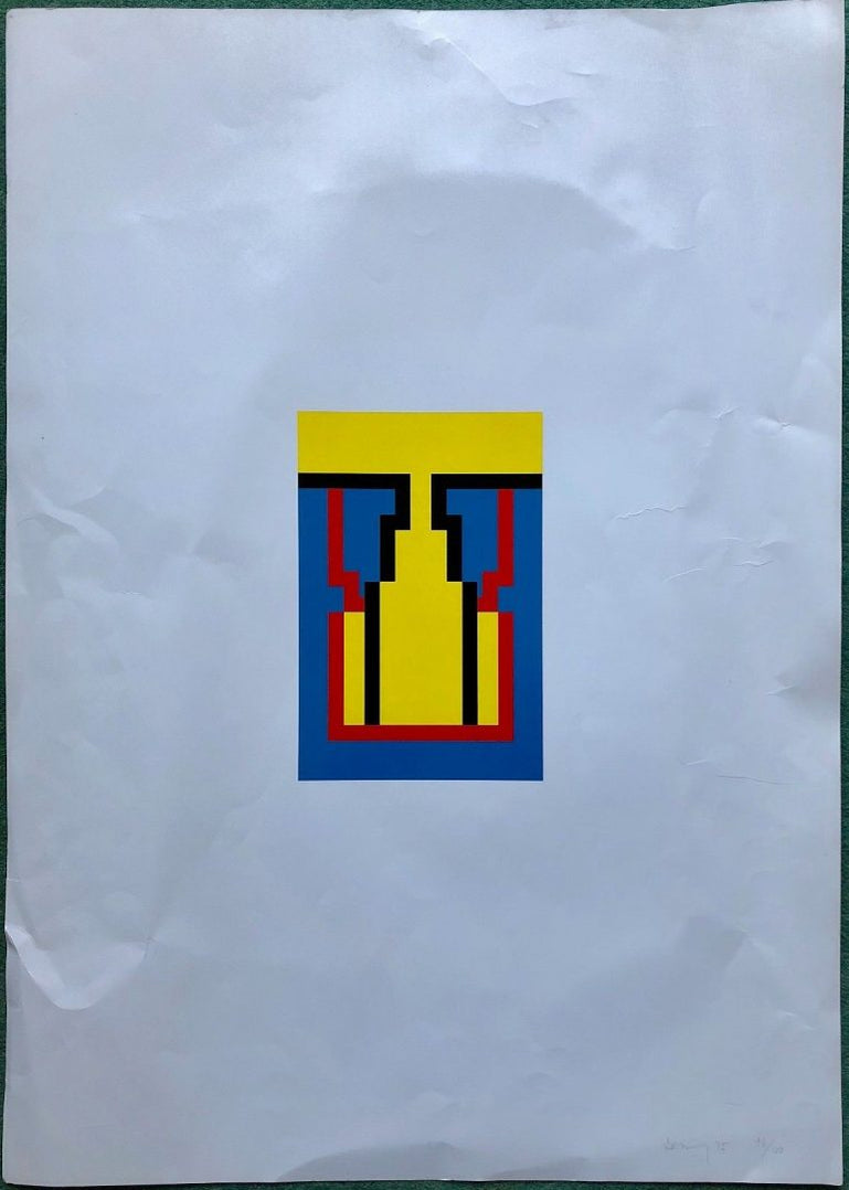 Robyn Denny (1930-2014), Limited Edition Abstract Colour Screen Print ...