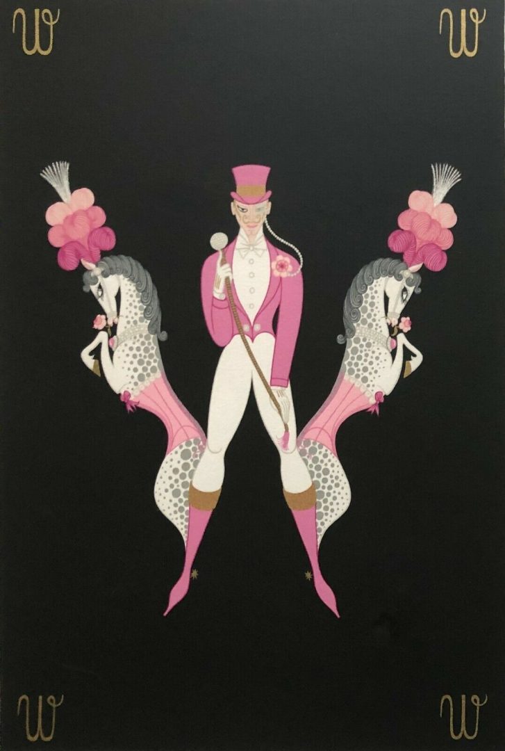Romain De Tirtoff Erte (1892-1990) -Letter W: Ringmaster & Horses ...