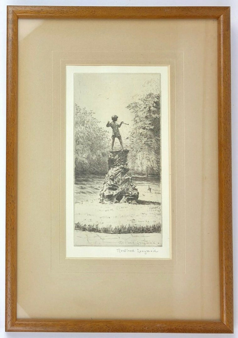 Rowland Langmaid (1897-1955) -Peter Pan In Kensington Gardens- Etching ...