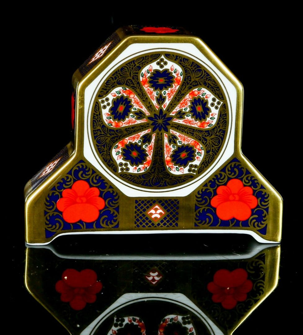 Royal Crown Derby - Japanese Old Imari 1128 Solid Gold Band Desk/Mantel ...