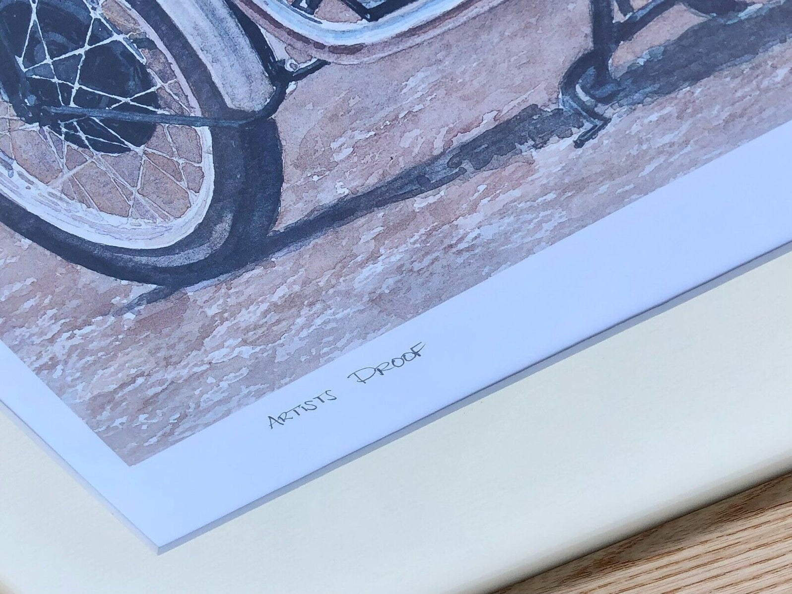 Roy Barrett 'Alley Cats' Artists Proof Limited Edition Motorcycle Print ...