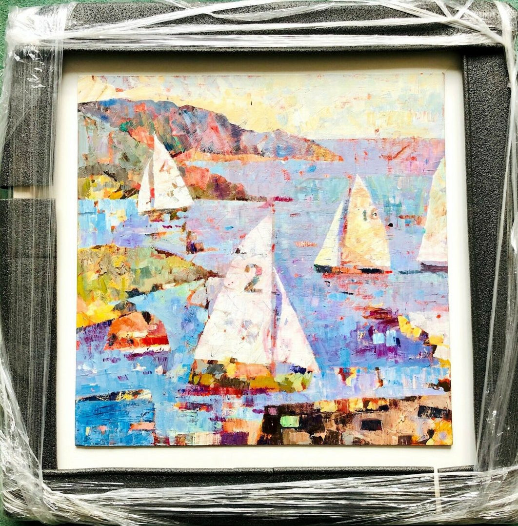 Sally Anne Fitter (British, C20Th) -Sailing Around Roseland- Original ...