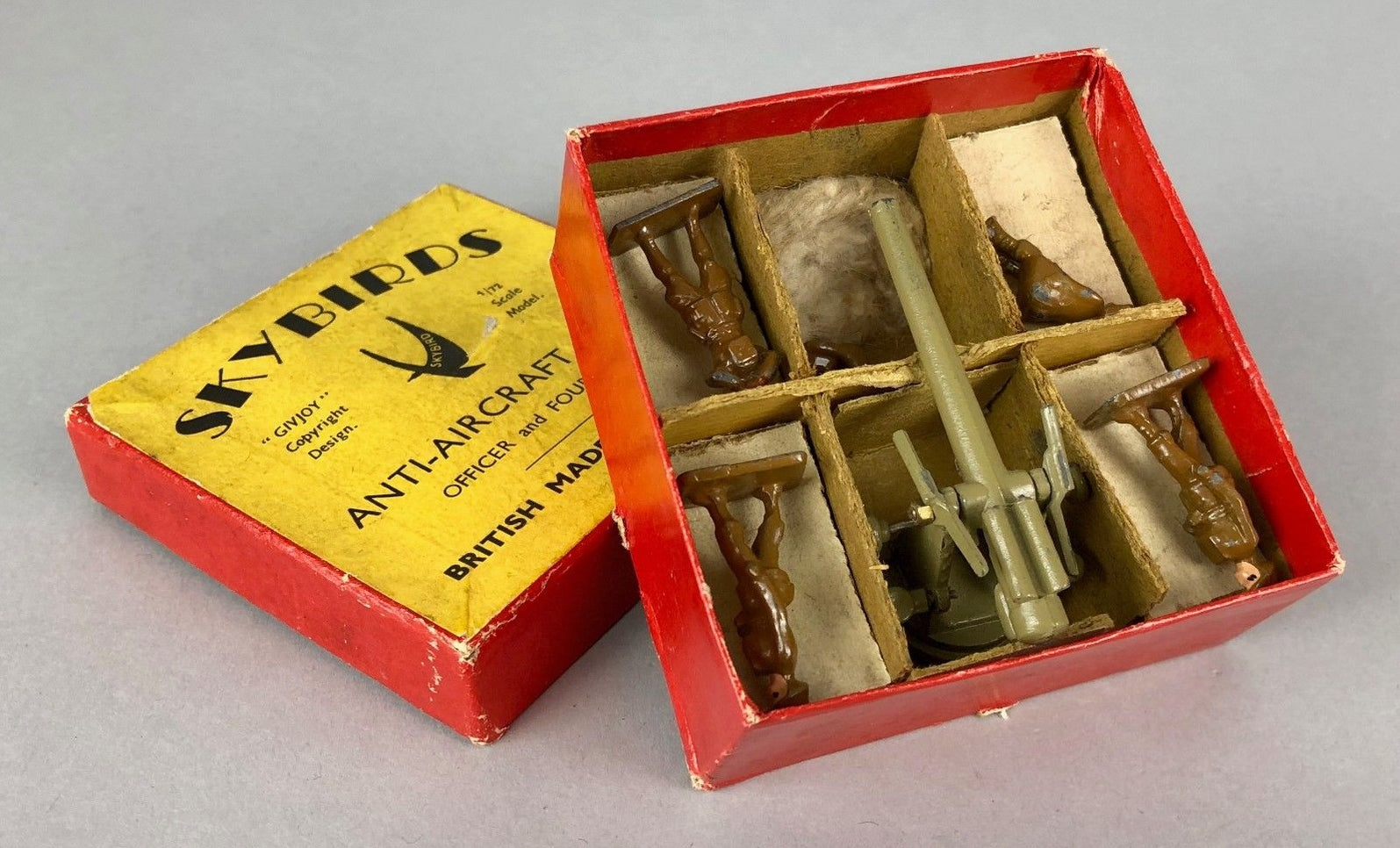 Skybirds Scale Models -Anti-Aircraft Gun, Officer & Four Men- 1/72 ...