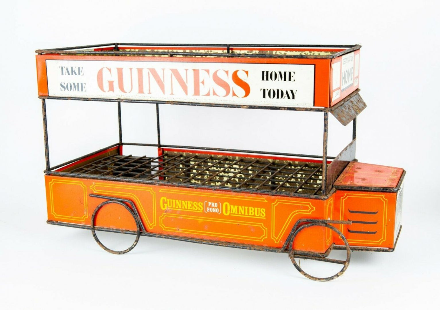 1950S Guinness Promotional London Bus Truck Bottle Holder Crate — PM ...