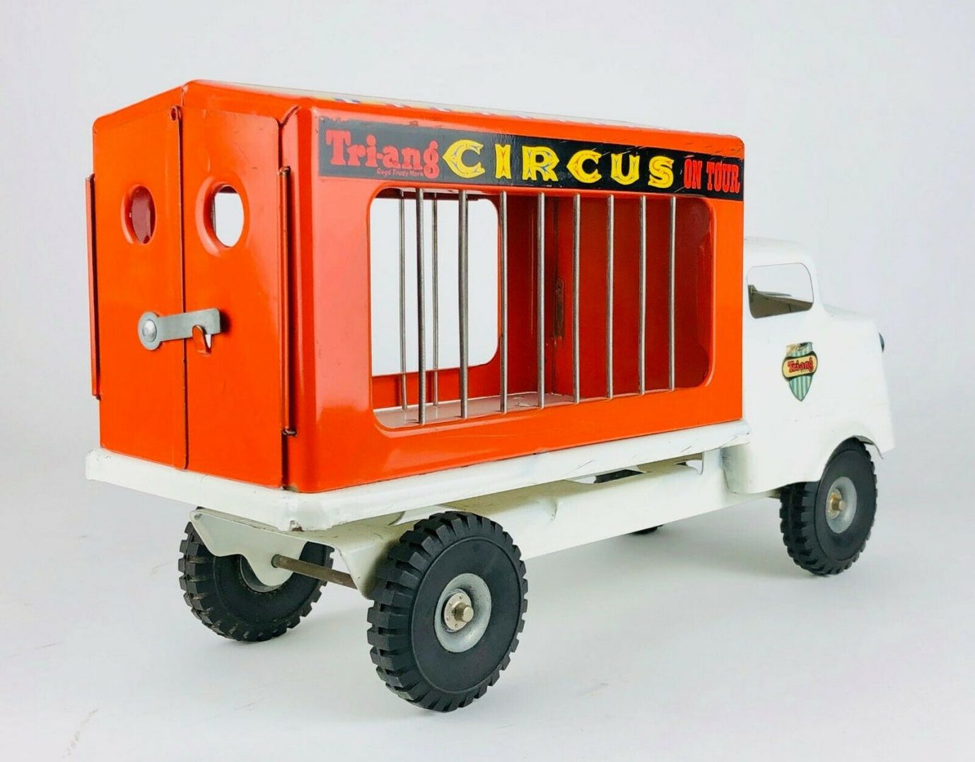 Vintage Triang -Circus On Tour- Tin Plate Animal Lorry Truck Van & Cage ...