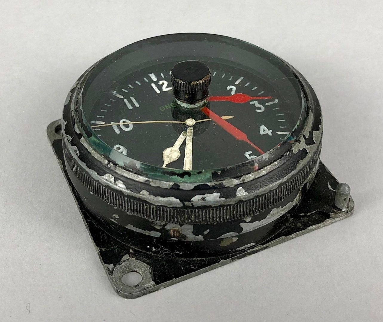 Ww2 Raf Mod Mkii A Aircraft Cockpit 1 Day Clock Dial, 6A/1274 12820/42 ...