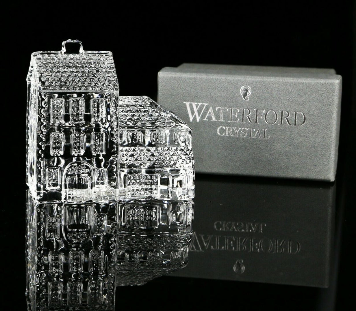 Waterford Crystal -Village Hotel- Lismore Village Glass Figure Model ...