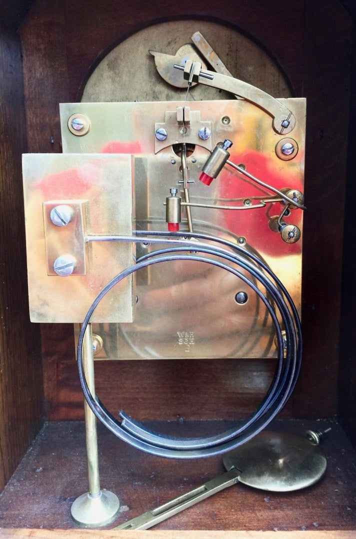 Winterhalder & Hofmeier (W&H) Oak Ting Tang Striking Bracket Mantel ...