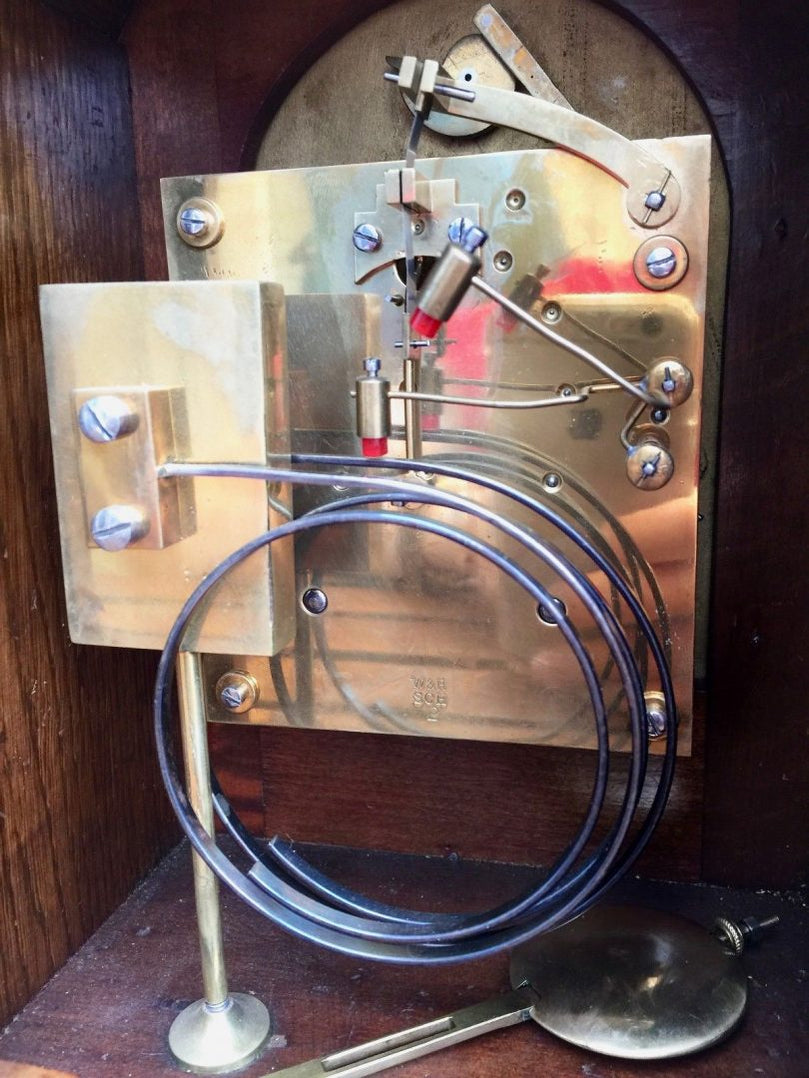 Winterhalder & Hofmeier (W&H) Oak Ting Tang Striking Bracket Mantel ...