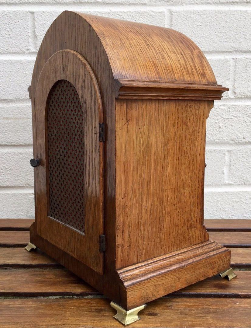 Winterhalder & Hofmeier (W&H) Oak Ting Tang Striking Bracket Mantel ...