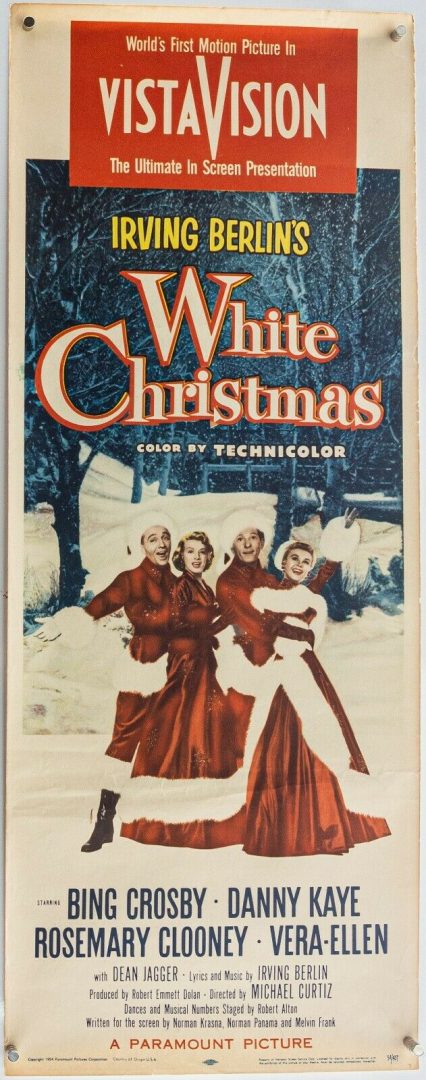 White Christmas (1954) - Original Us Insert Film Movie Cinema Poster ...