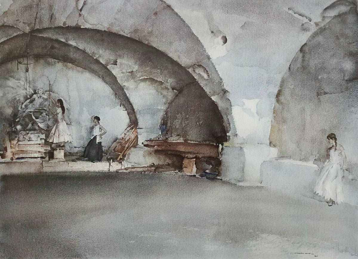 William Russell Flint -Dubious Bernini- Lithograph Print, Signed ...