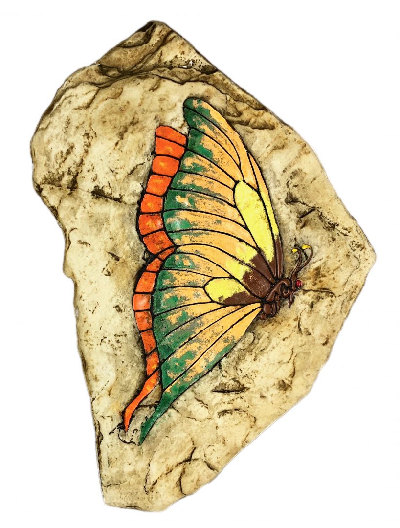 Wade Co. Armagh - Hagen-Renaker Designed Butterfly Rock Plaque — PM ...