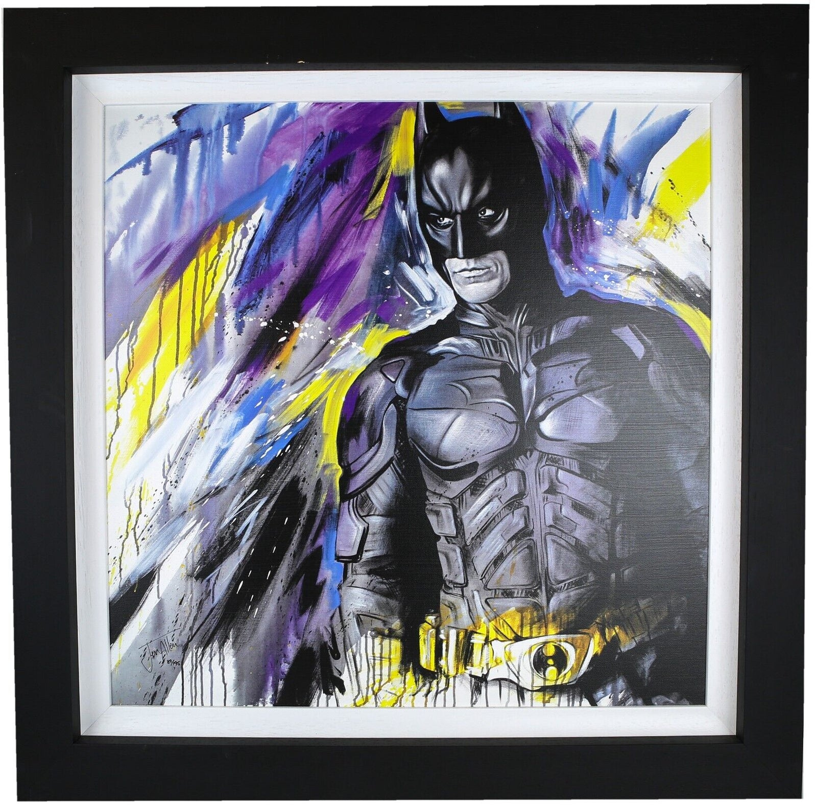 Jen Allen 'Silent Guardian' Limited Edition Batman Print 89/195 & C.O.A ...