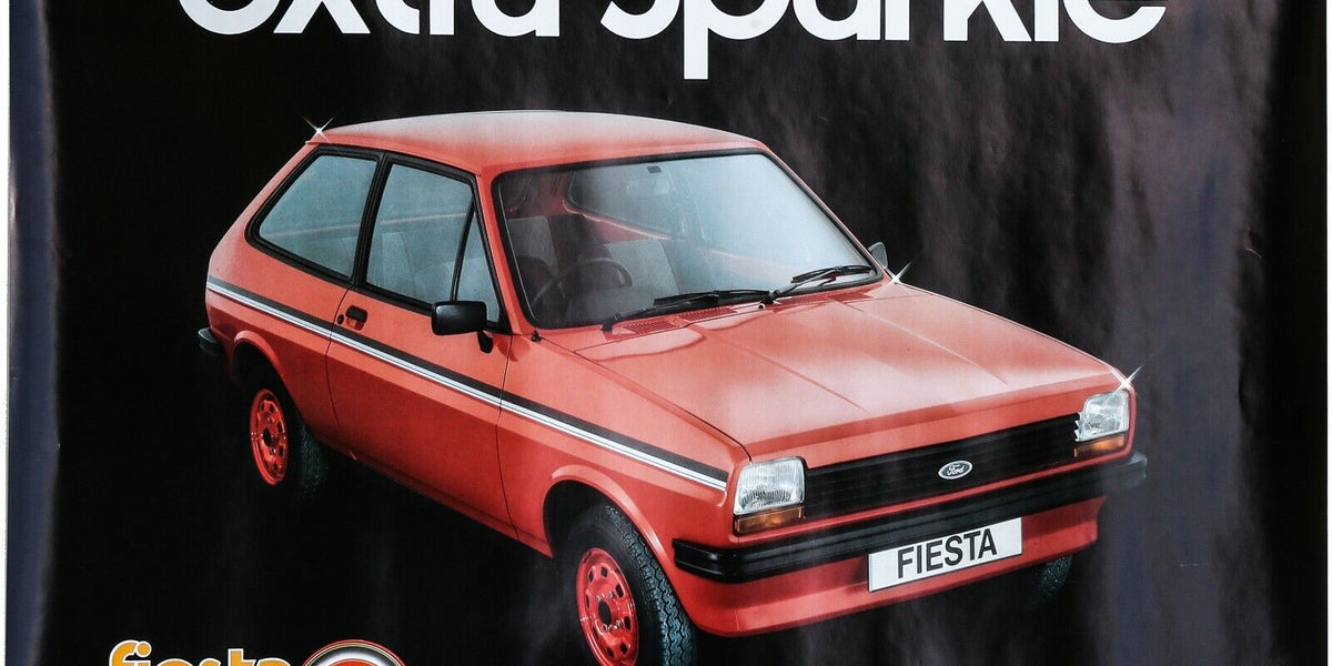 Ford Fiesta Firefly - Original Dealer Showroom Car Sales Advertising ...