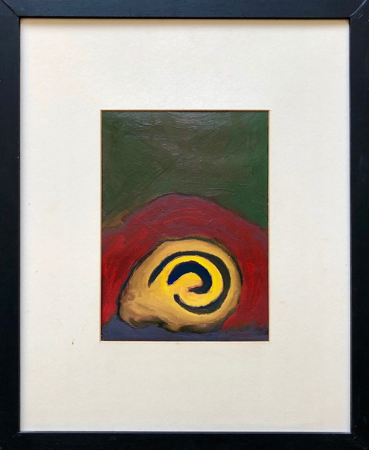 Hervè Constant 'Caverne, 1993' Signed Abstract Cave Oil On Paper — PM ...