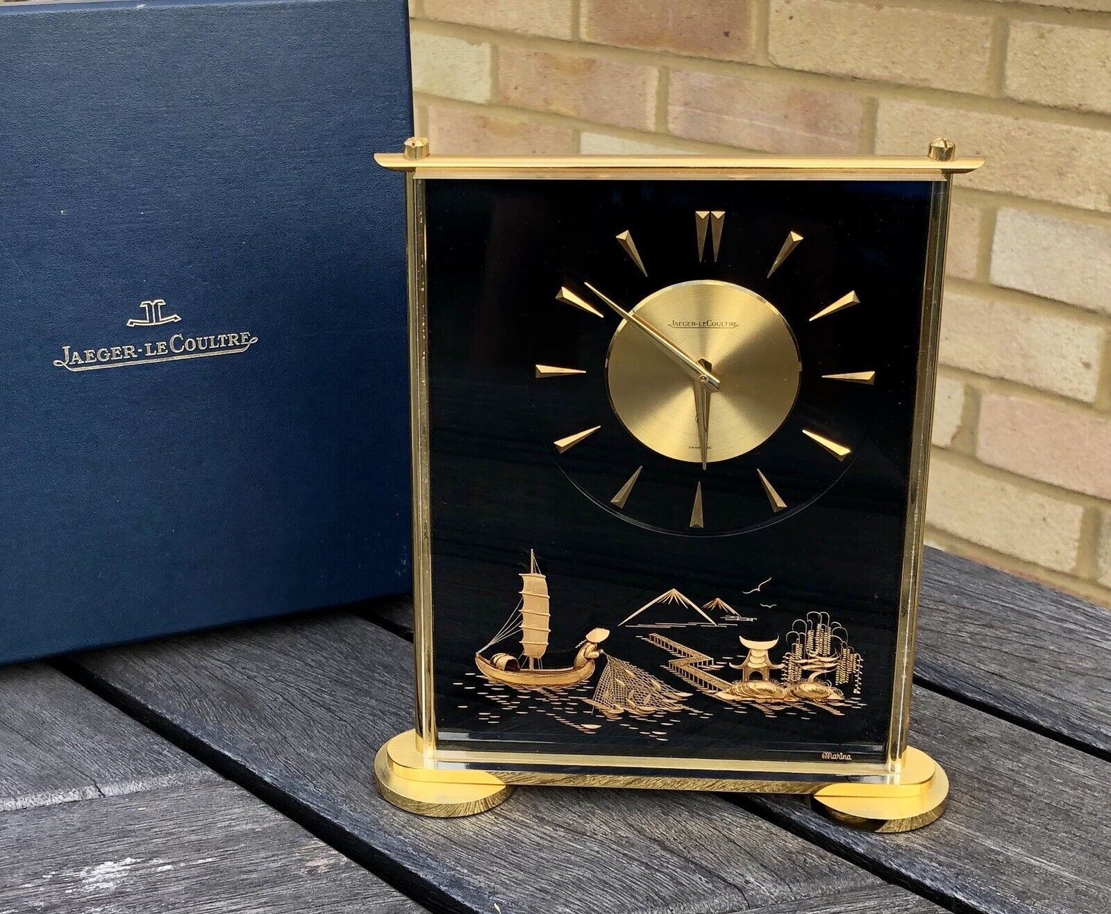 Jaeger Lecoultre Marina 488 Japanese Mount Fuji 8-Day Atmos Mantel ...