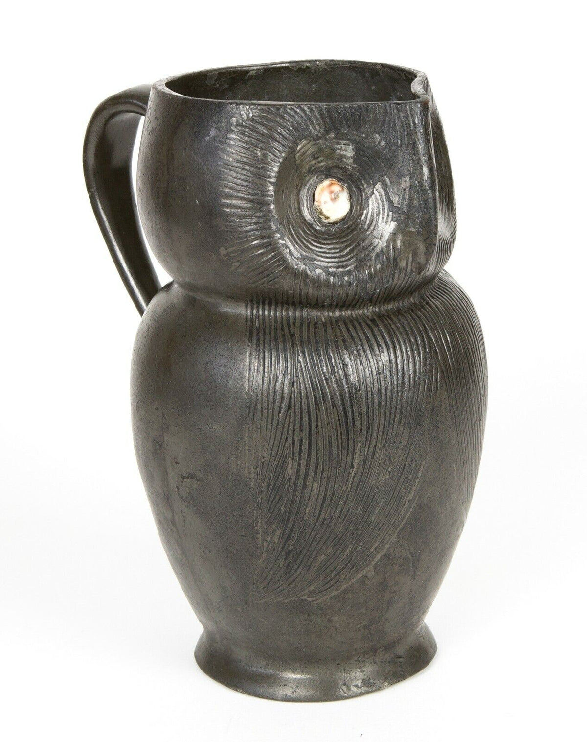 Liberty & Co. - Tudric Pewter Owl Bird Jug Pitcher With Shell Eyes No ...
