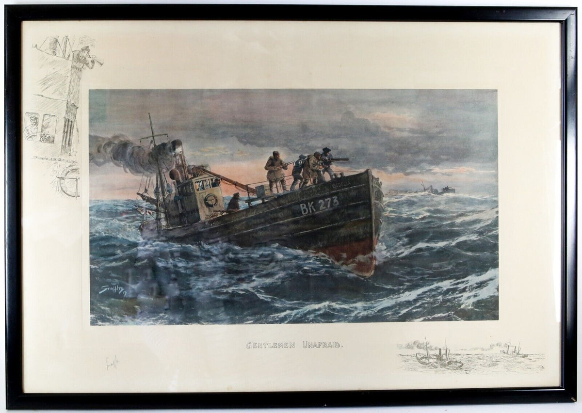 Snaffles, Charles Johnson Payne, 'Gentlemen Unafraid', Colour Print ...