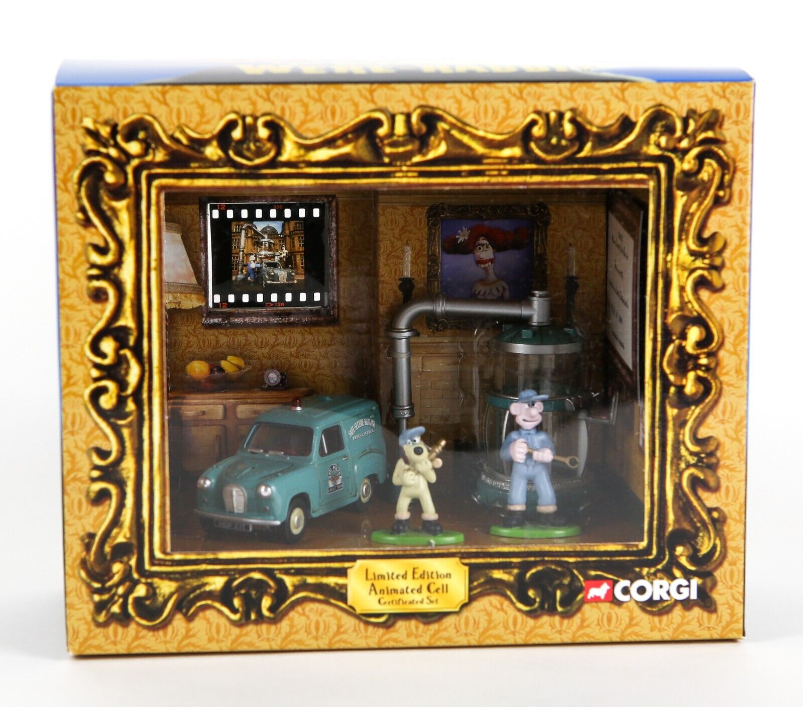 Wallace & Gromit, Were Rabbit - Corgi Ltd Ed' Austin A35 Cell Model Set ...