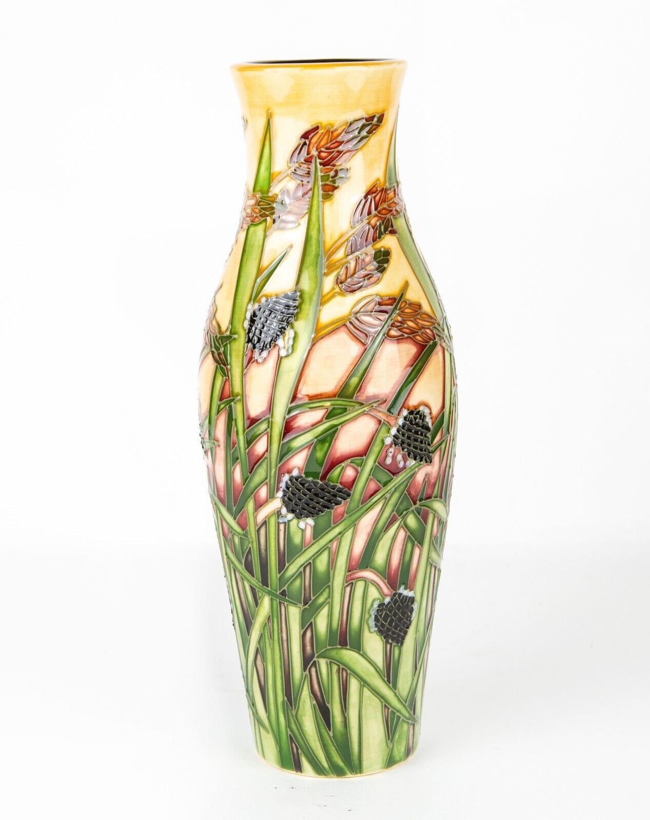 Moorcroft Pottery 'Savannah' 2001 Emma Bossons Limited Edition Vase 387 ...