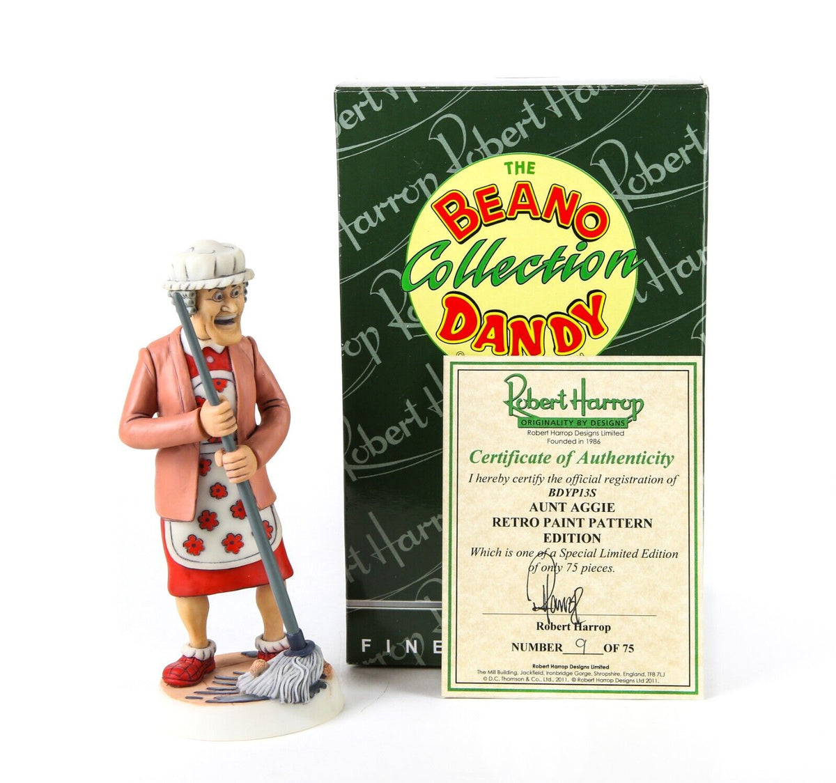 Robert Harrop 'Aunt Aggie' Ltd Ed Retro Paint Pattern Beano Dandy ...