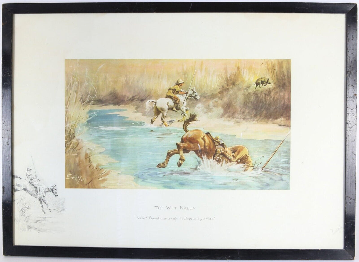 Snaffles, Charles Johnson Payne, 'The Wet Nalla', Colour Horse Print ...